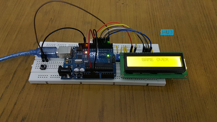 Flappy Bird游戏使用arduino 16x2 Lcd和按钮 亚博app更新 